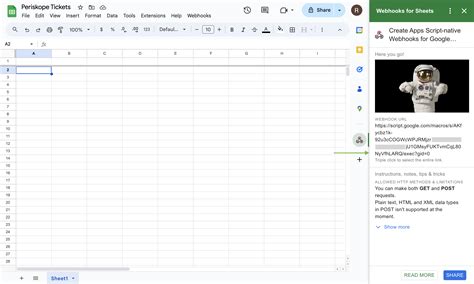 Google Sheets Periskope Docs