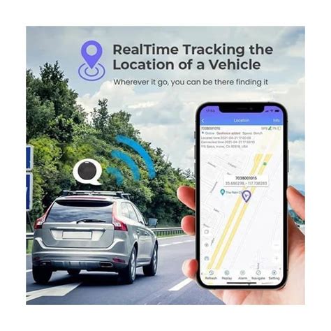 Traceur Gps Mini Pour Véhicules Localisateur Voiture Anti Perte Pour Système Suivi Noir 2