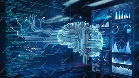 premium photo aipowered data analysis and machine learning coding