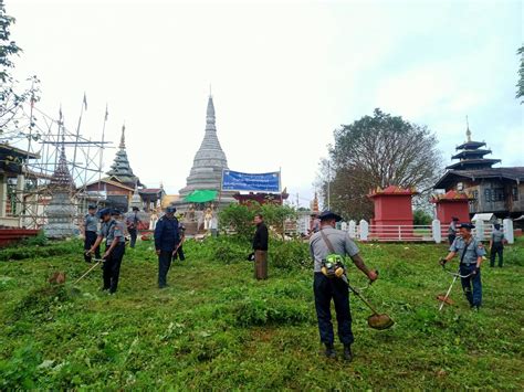 ၆၁နှစ်မြောက် မြန်မာနိုင်ငံရဲတပ်ဖွဲ့နေ့ကို ကြိုဆိုဂုဏ်ပြုသောအားဖြင့် လ