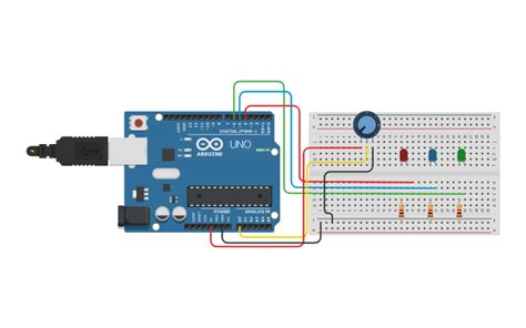 Circuit Design Potentiometer Tinkercad