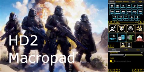 Github Unic8shd2macropad Touch Macropad For Helldivers™ 2 On Pc Playstation™ And Xbox™