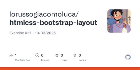 Github Lorussogiacomolucahtmlcss Bootstrap Layout