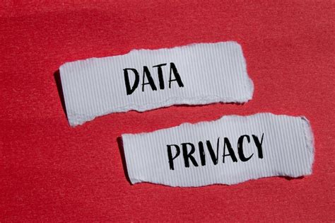 Premium Photo Data Privacy Words Written On Ripped White Paper Pieces