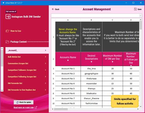 Instagram Bulk Follow Bot Executive Virtual User
