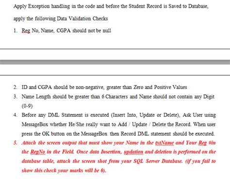 Solved Apply Exception Handling In The Code And Before The
