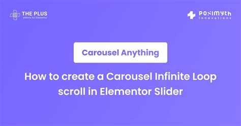 How To Create A Carousel Infinite Loop Scroll In Elementor Slider