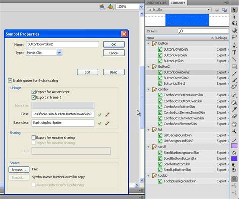Actionscript Facile Ui Components Framework Opensource As3
