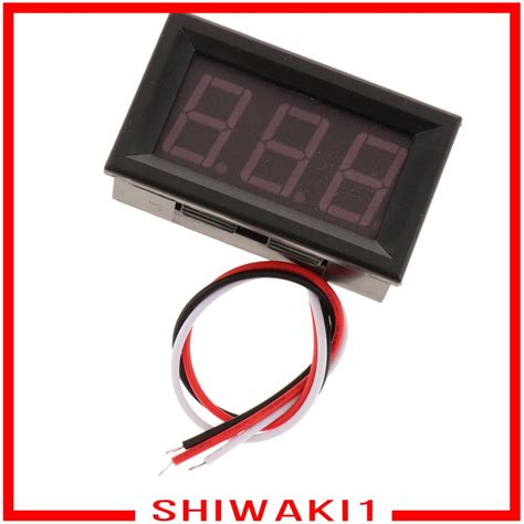 Led Panel Digital Voltage Volt Meter Display Voltmeter Motor Car Auto