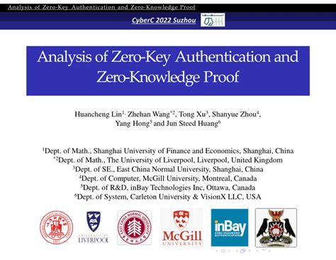 Pdf Analysis Of Zero Key Authentication And Zero Knowledge Proof