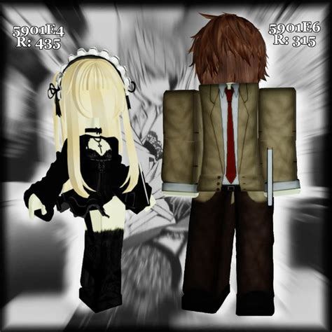 Anime Matching Roblox Outfits