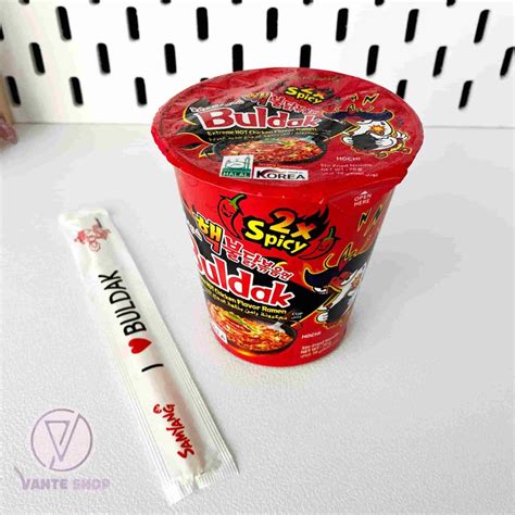 نودل کره ای لیوانی مرغ دابل اسپایسی سامیانگ ونته شاپ