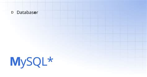 Mysql Databaser