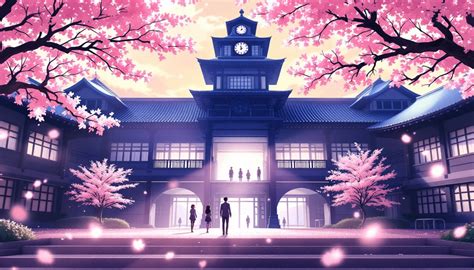 Free Cherry Blossom Academy Image Anime Sakura School Download At