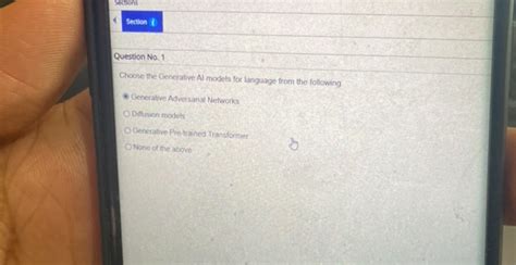 Sections Section Question No Choose The StudyX