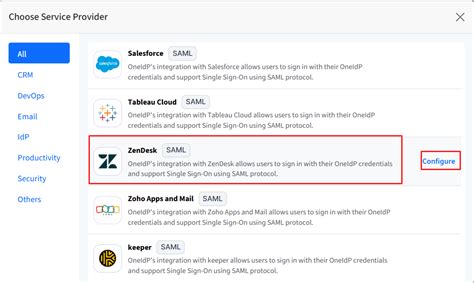 Configure Single Sign On Sso For Zendesk