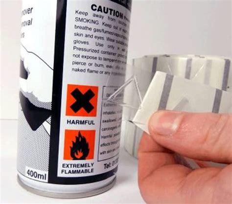 Tactile Warning Triangle Labels Vista Etiket