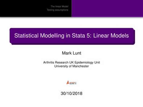 PDF Statistical Modelling In Stata 5 Linear Models DOKUMEN TIPS