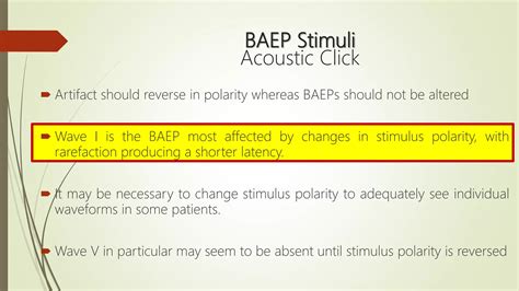 Brainstem Auditory Evoked Potentials Pptx