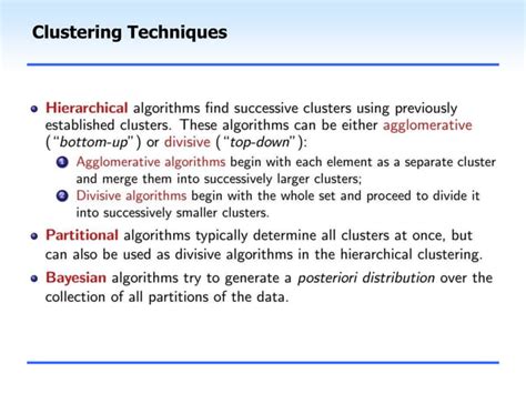 Unsupervised Learning Clustering Pptx Technology And Computing