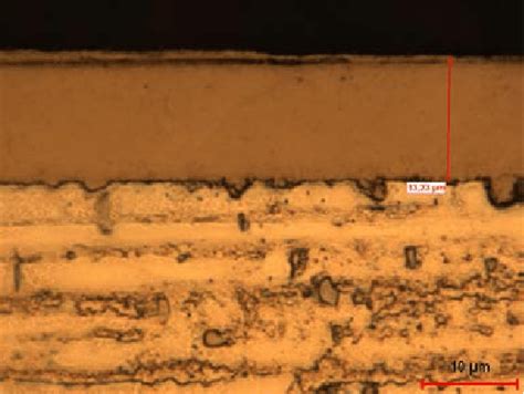 Cross Section Micrograph Of Ni P Coating Download Scientific Diagram