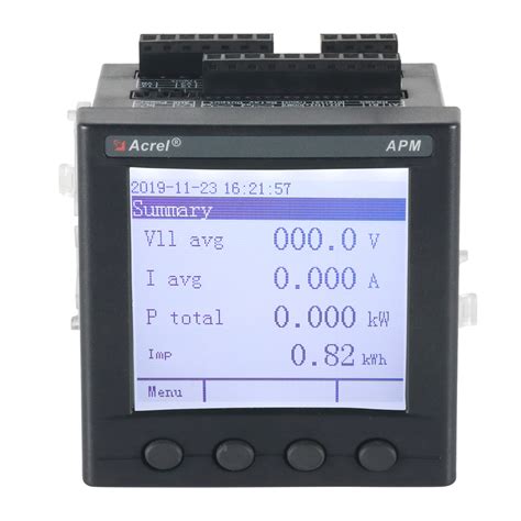 Acrel Apm830 Three Phase Multifunction Power Meter Jiangsu Acrel