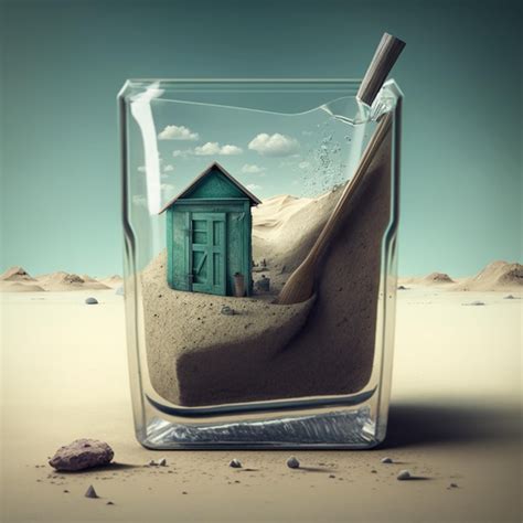 premium photo a dig put glass and thinking generative ai
