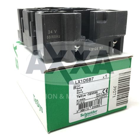 Coil Lx1d6b7 Schneider 24vac For Lc1d4011 Lc1d5011 Lc1d6511 Lc1d80