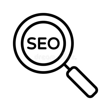 Seo Optimization Icon Design Ready For Premium Use Stock Vector