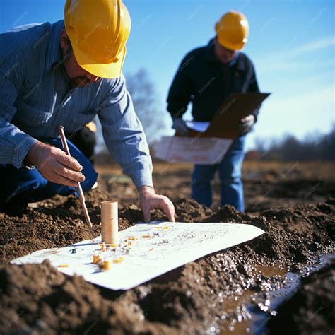 A Civil Engineering Team Analyzing Soil Samples And Conducting