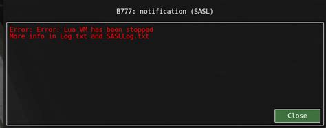 Lua Vm Error On Startup Fixed X Planeorg Forum
