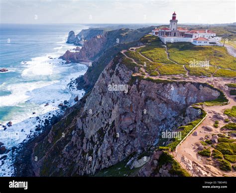 Cabo Da Roca Lighthouse Portuguese Farol De Cabo Da Roca Is Most