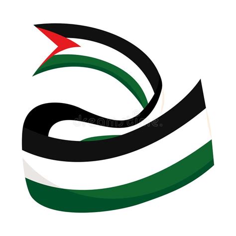 palestine flag design stock vector illustration of geography 299004172