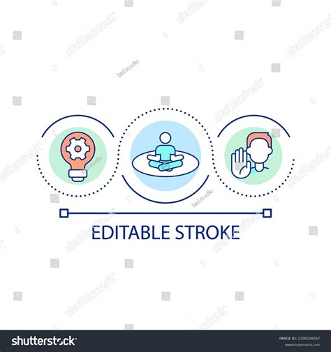 Preventing Progress Development Loop Concept Icon Stock Vector Royalty
