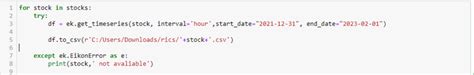 Request Form For Refinitiv Api Using Eikon Library In Python Download