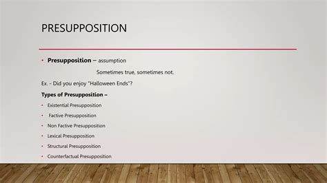 Reference Inference Presupposition Implicaturepptx