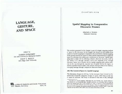 Pdf Spatial Mapping In Comparative Discourse Frames 1995