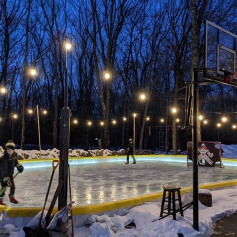 Backyard Ice Rink Outdoor Hockey Rink Outdoor Rink