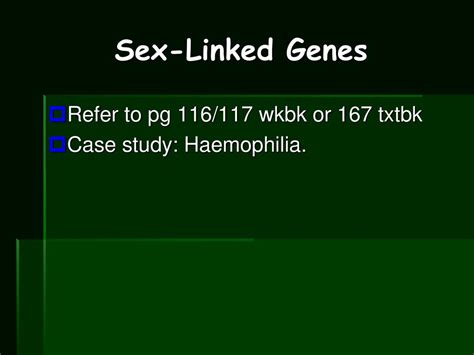 The Genetic Determination Of Sex Ppt Download
