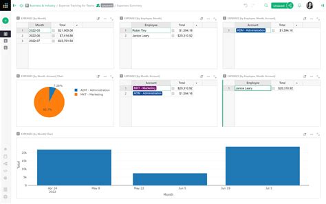 Expense Tracking For Teams Template Grist