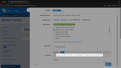 在 Openresty Edge 中使用 Lua 扩展响应网关服务器离线事件 Openresty 官方博客