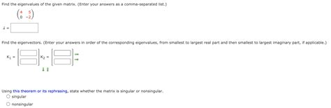 solved determine which of the indicated column vectors are