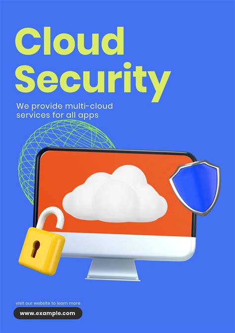 Cloud Security Poster Template Editable Premium Editable Template Rawpixel