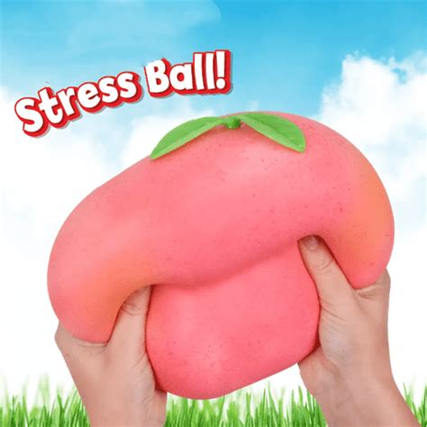 47 Inch Squeezy Peach Toys Squeezy Sensory Toys Slow Rising Squishy