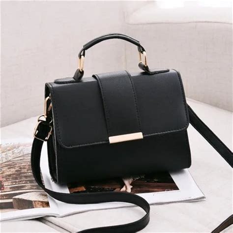 Handtas Handtas Dames Dames Handtas Crossbody Pu Zwart Bol
