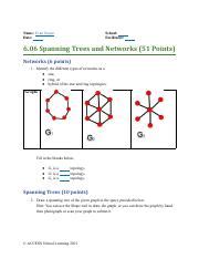 Understanding Spanning Trees And Networks In Graph Theory Course Hero