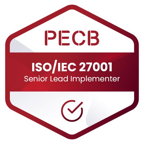 Iso Iec 27001 Senior Lead Implementer Credly