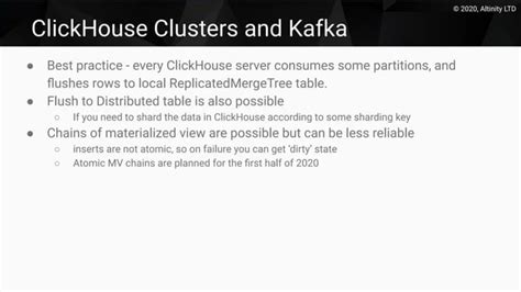 Fast Insight From Fast Data Integrating Clickhouse And Apache Kafka Ppt