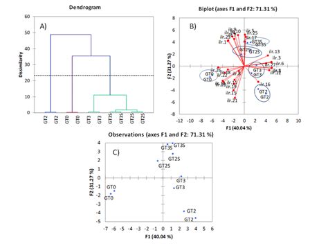 Cluster A And Pca Bc Based On Ilr Coordinates Of The Overall