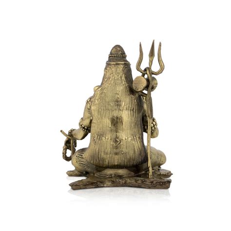 Giri Shivan Sitting Statue Brass Shiv Murti Lord Shiva Idol